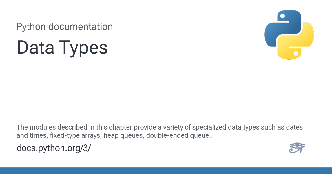 Data Types — Python 3.13.6 documentation